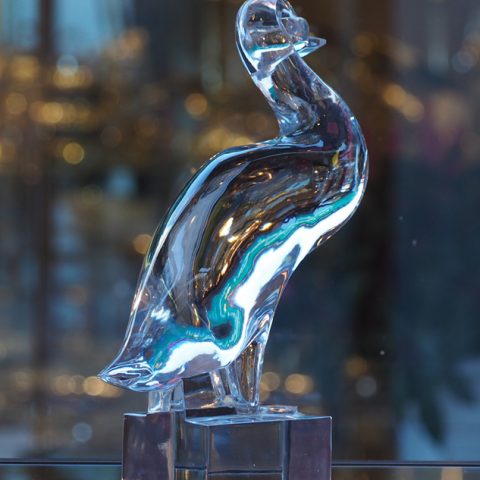 Baccarat Crystal duck by Georges Chevalier - Galerie Maxime Parisian ...