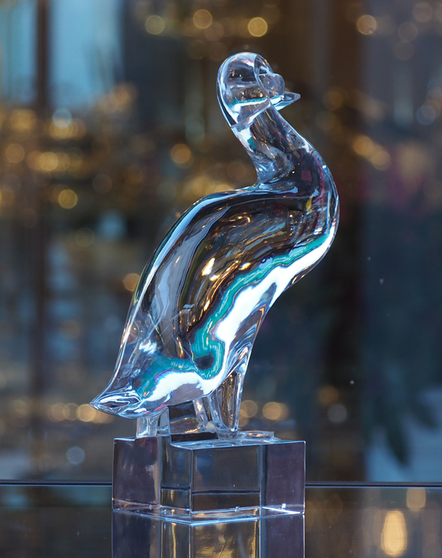 Baccarat Crystal duck by Georges Chevalier - Galerie Maxime Parisian ...