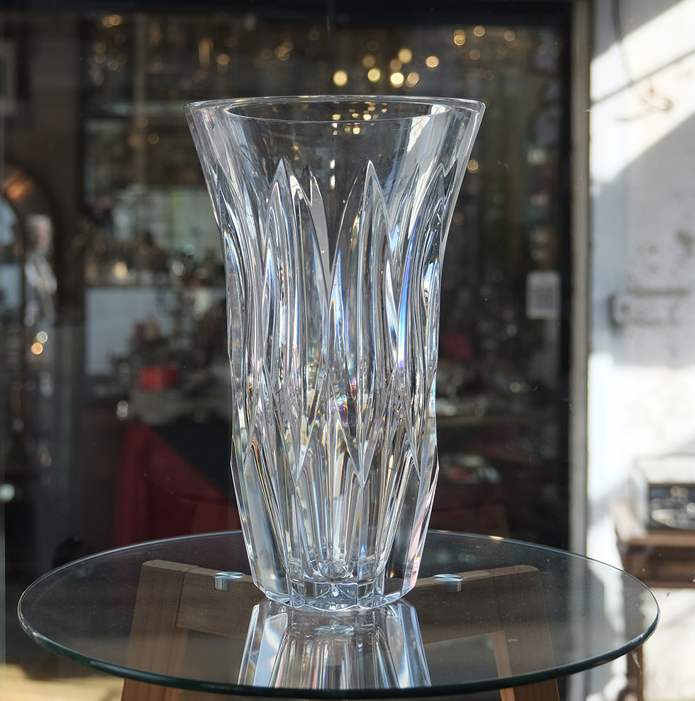 Baccarat crystal vase 1980's - Galerie Maxime Parisian Flea Market ...